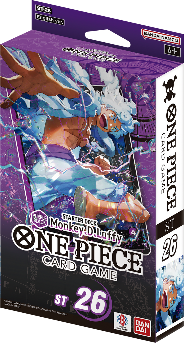 One Piece Card Game: Starter Deck - Purple/Black Monkey D. Luffy (ST-2 ...